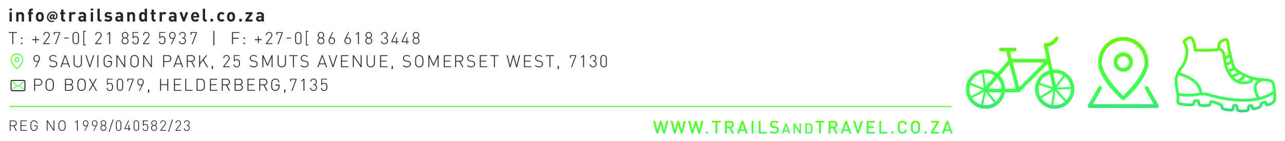 Staptoere- staproetes in die Wes Kaap